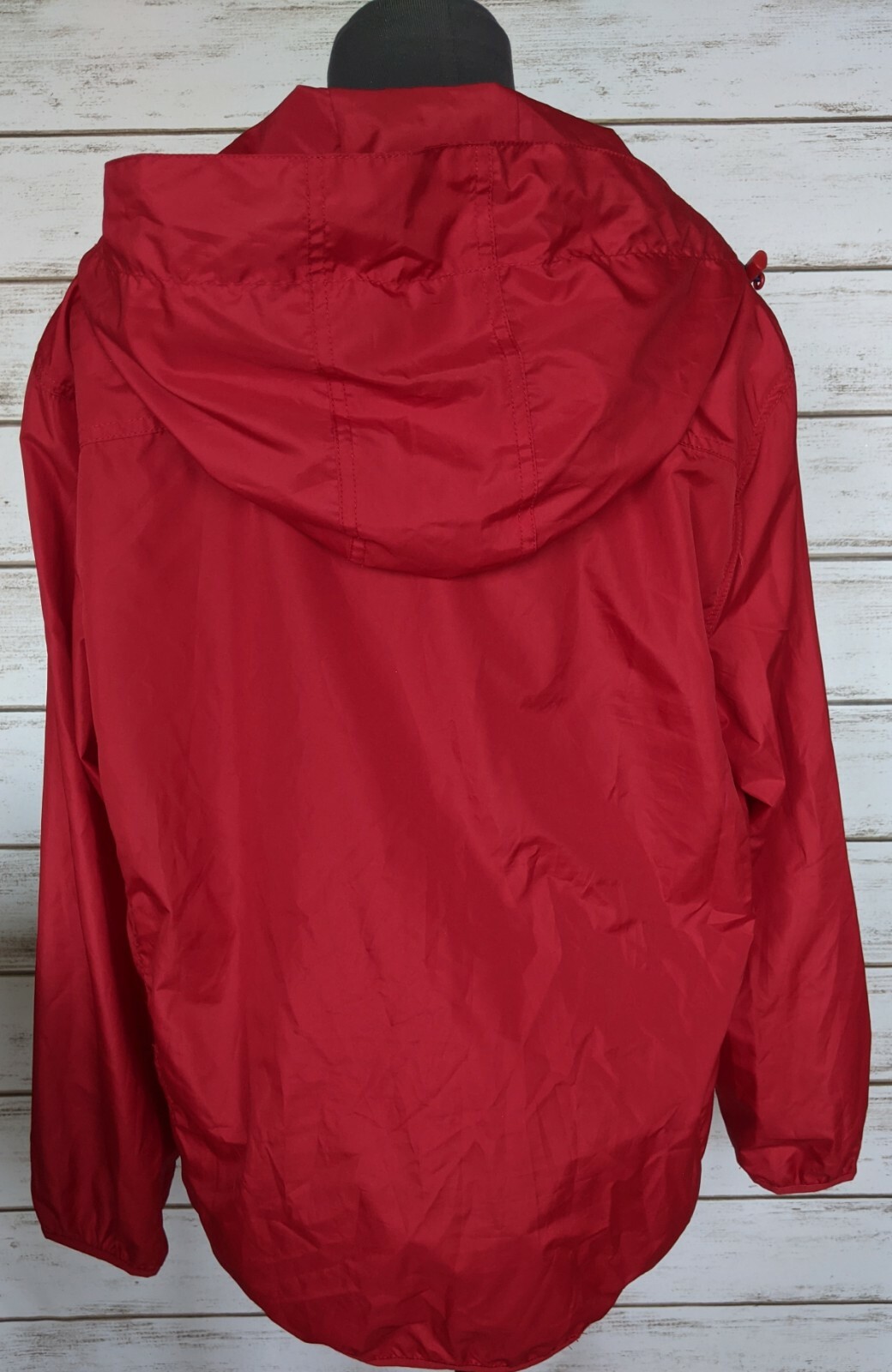 Chaps travel pouch light jacket red hood full zip L p… - Gem