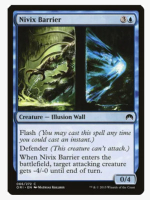 Magic the Gathering Cards Nivix Barrier (x4) PLAYSET Magic Origins NM ...