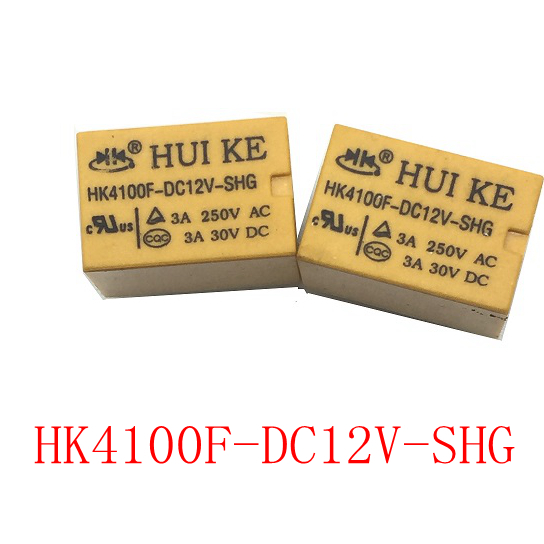Original HK4100F-DC12V-SHG Signal Power Relay 3A 12VDC 6 Pins x 10pcs ...