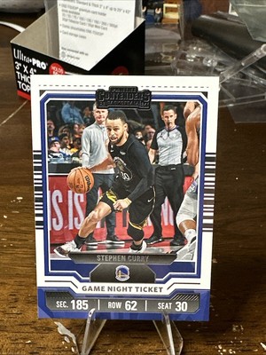 2023-24 Panini Contenders Stephen Curry Game night Ticket Insert #8 ...
