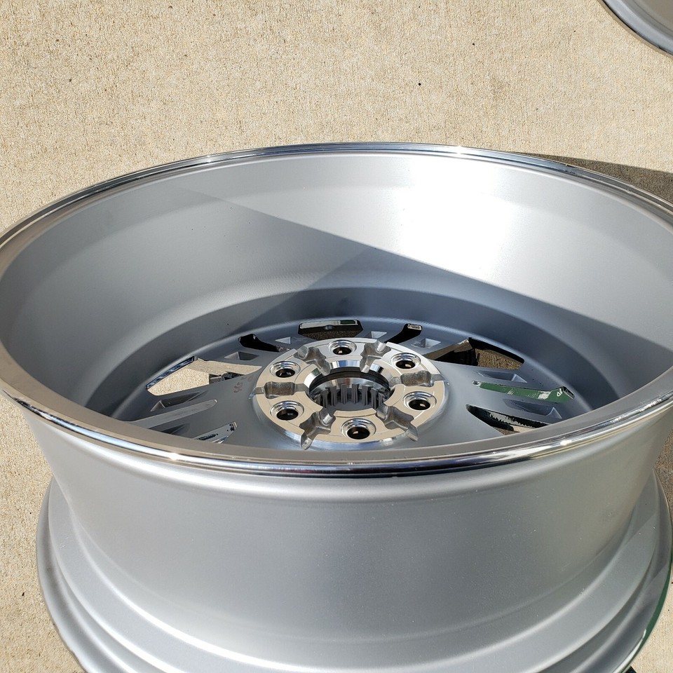 22" Chevy Silverado Sierra Denali Yukon Tahoe OEM Chrome Wheels CK159 ...