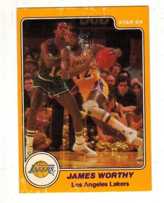 1984 Star Basketball #25 James Worthy rookie Ex | eBay