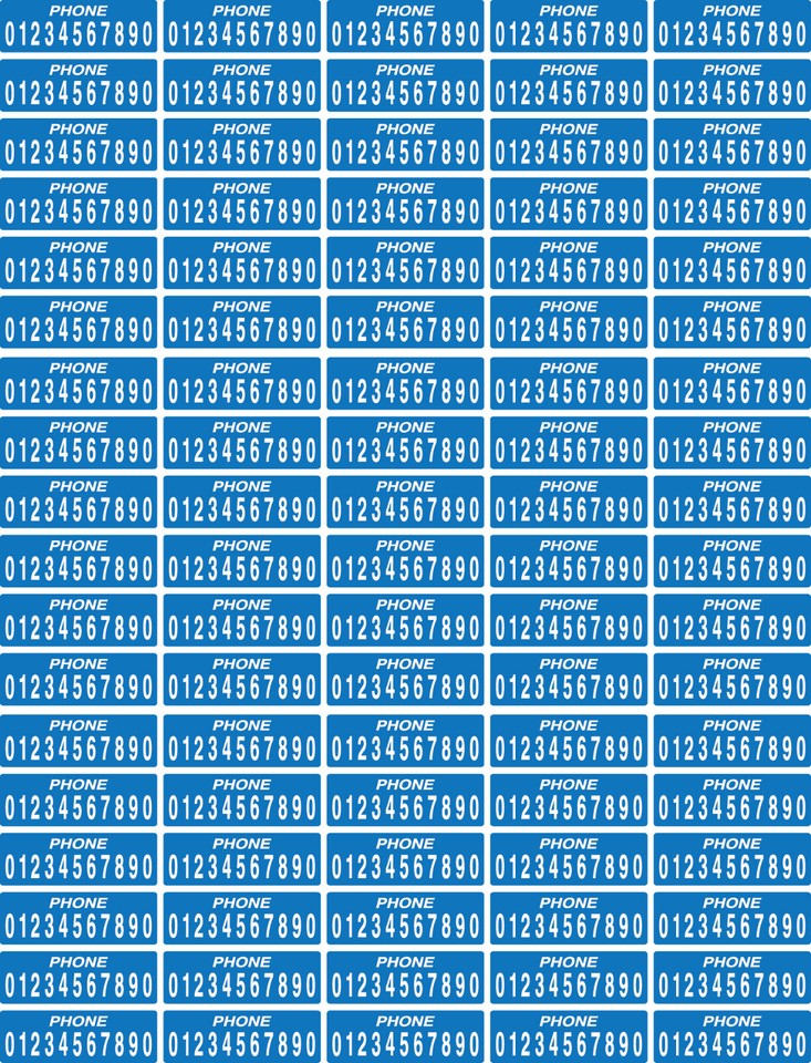 Racing Pigeon ETS Phone Number Stickers+20% EXTRA FREE. ETS stickers ...