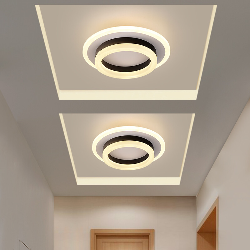 LED Aisle Ceiling Lamp Recessed Lighting Surface Mounted Hallway Light ...