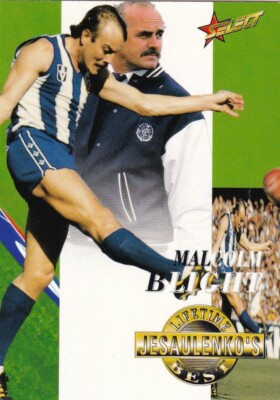 AFL 1995 Select North Melbourne - Malcolm Blight Lifetime Best Card No ...