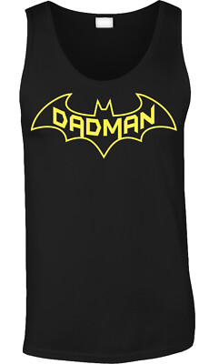 DadMan Fathers Day Gift Funny Humor Comic Movie Superhero Parody Mens ...