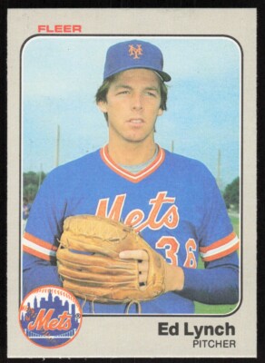 1983 Fleer Ed Lynch New York Mets #549 | eBay