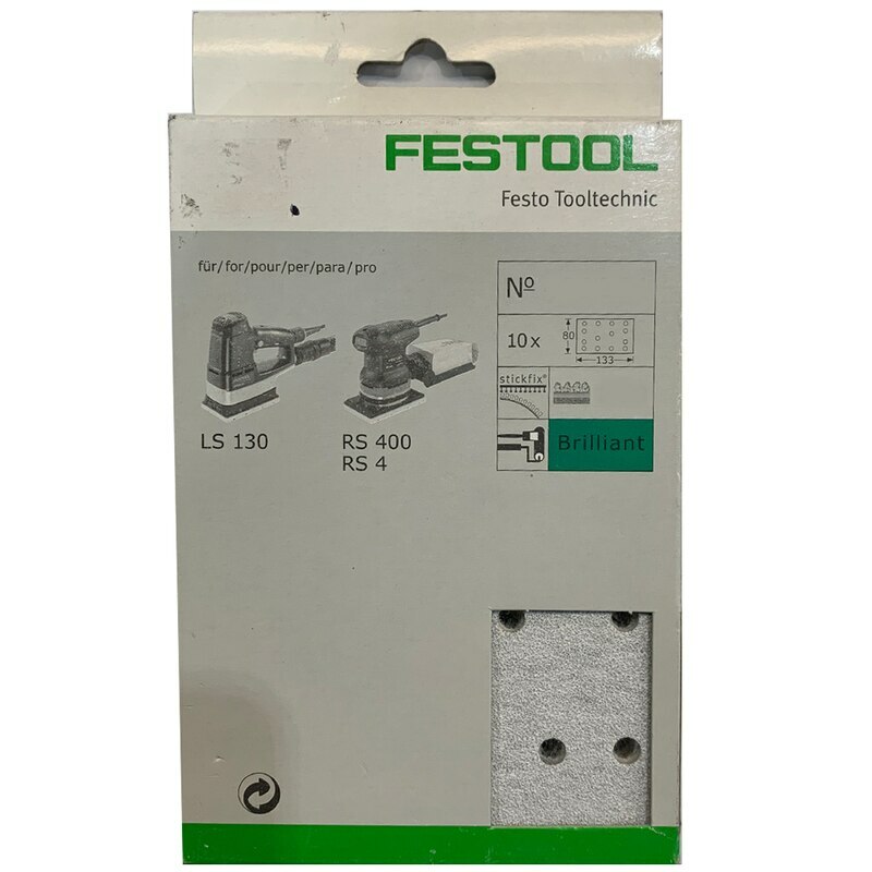 Festool 490384 Sanding Paper 80 x 133mm P40 10pcs | eBay