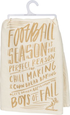 BOYS OF FALL Football Season Kitchen Dish Towel - Autumn Decor , Sports ...