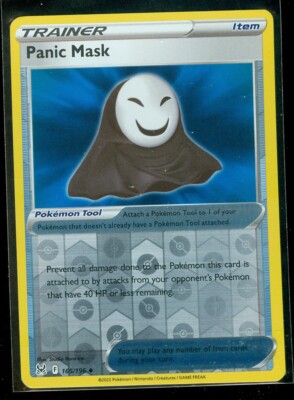 Pokemon PANIC MASK 165/196 - Lost Origin - Rev Holo - MINT | eBay