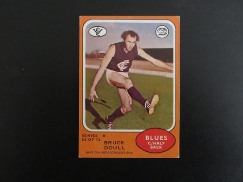 1973 B SCANLENS VFL CARD. #53. BRUCE DOULL. EXCELLENT PLUS. | eBay ...