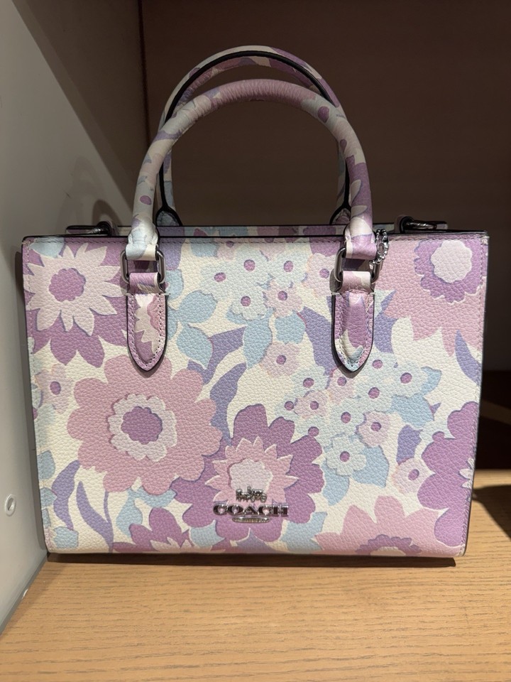 Coach CBM08 Maggie Small Tote Bag With Floral Print | eBay