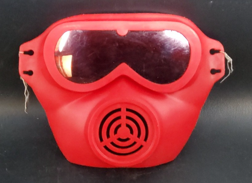 Vintage Kids Toys Plastic Red Gas Mask Halloween Costume Lens have ...