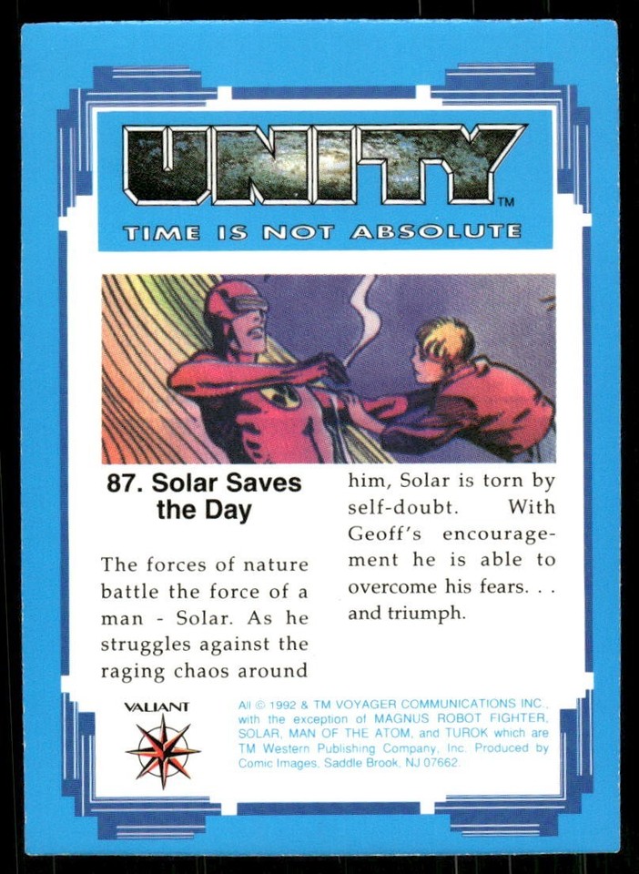 Unity 1992 Comic Hero Card #87 (NM) | eBay