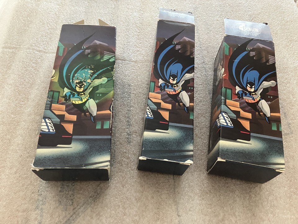 BATMAN Animated Series BUBBLE BATH Set Soaky 1993 Avon Catwoman Penguin ...