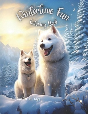 Wintertime fun Coloring book: 50 beautifully unique one-sided coloring ...