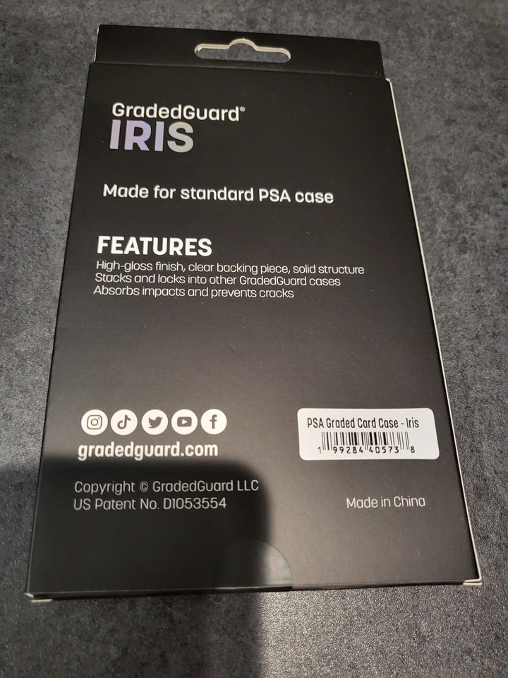 GradedGuard PSA Graded Card Case Guard IRIS Limited Edition - In Hand ...