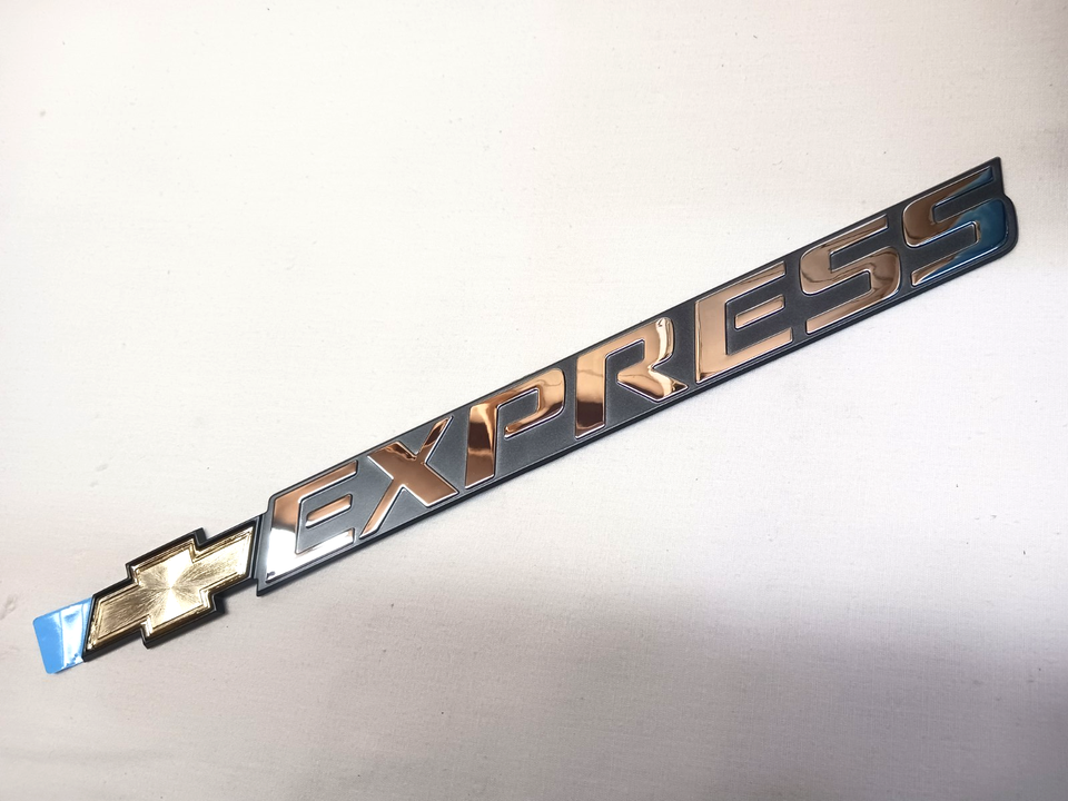 NOS GM OEM 2003-2024 CHEVY GMC REAR DOOR/TAILGATE BOWTIE EXPRESS EMBLEM ...