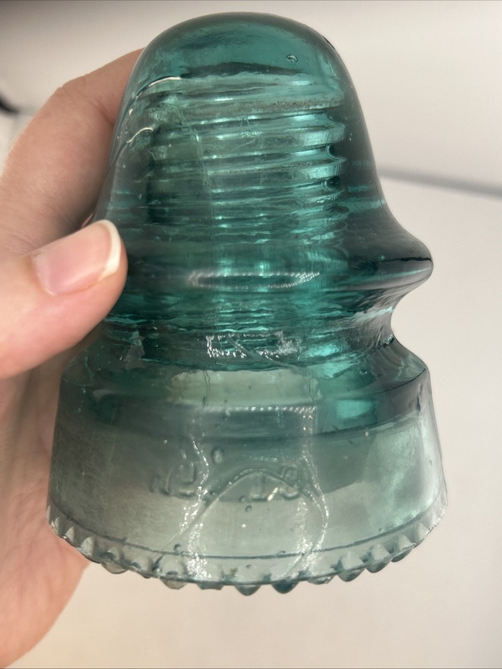 Hemingray No. 19 Blue Glass Insulator – Vintage Collectible USA | eBay