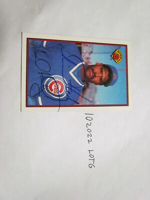 1989 Bowman Mike Harkey signed baseball card | eBay