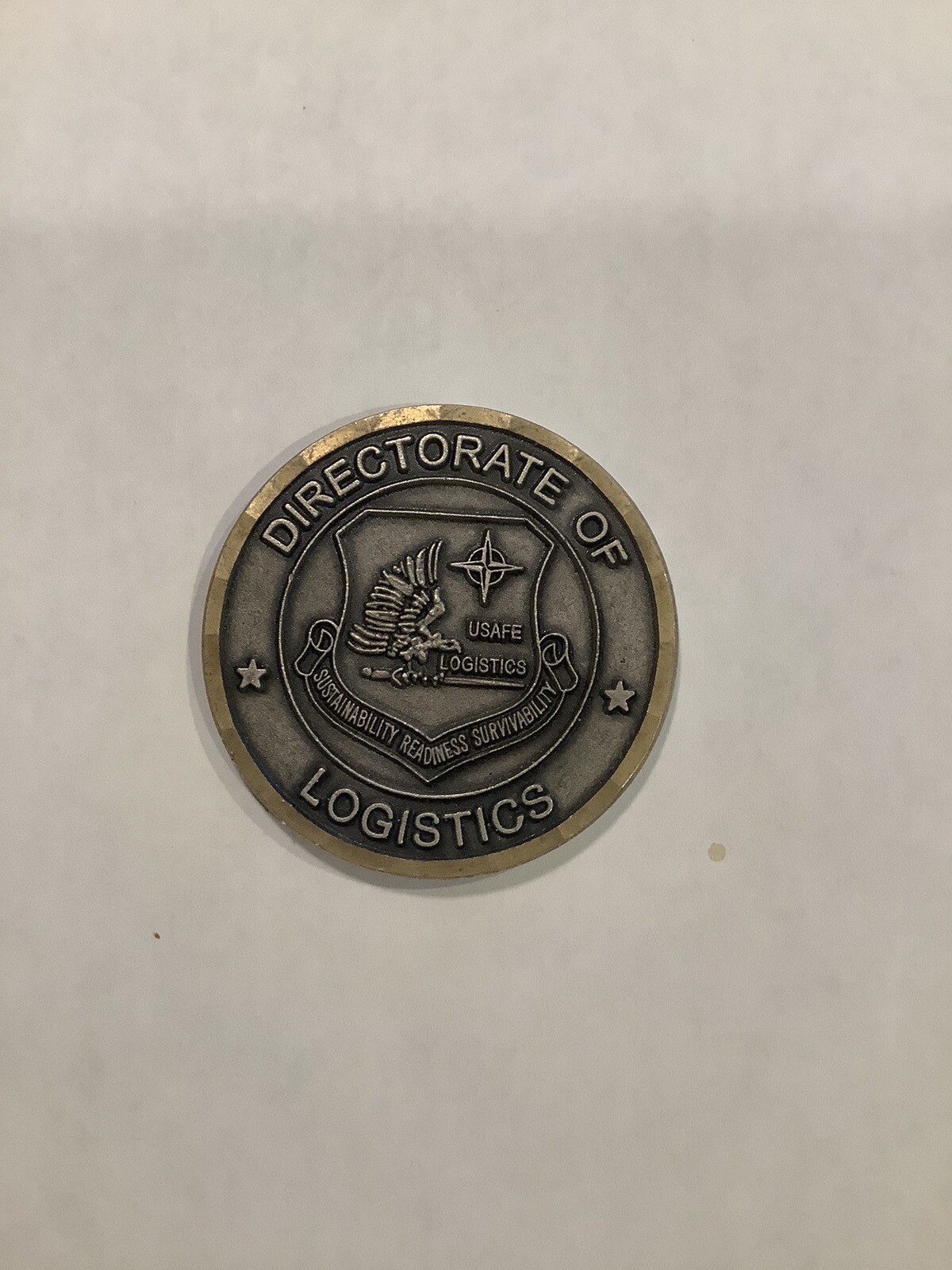 US Air Forces In Europe (USAFE) Directorate of Logistics Challenge Coin ...