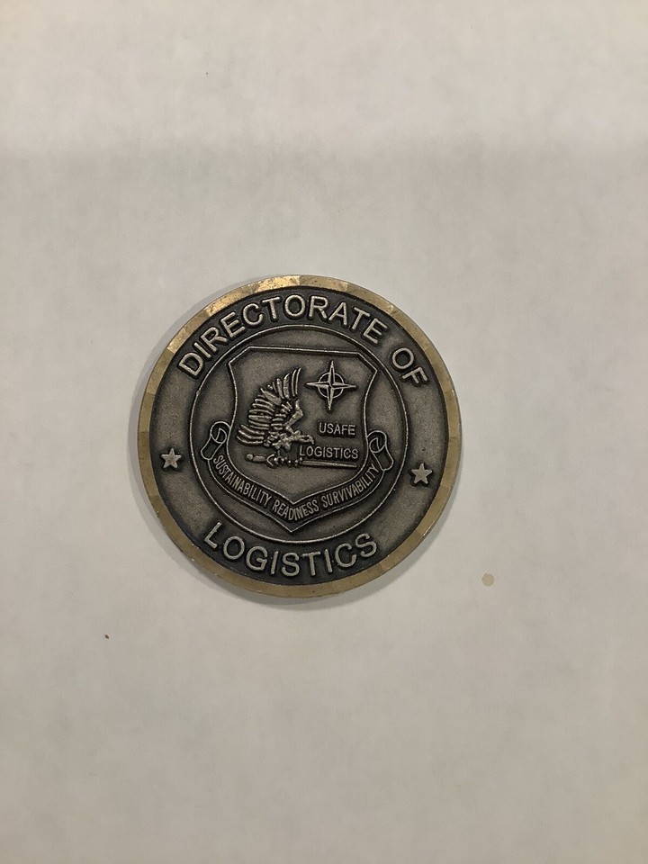 US Air Forces In Europe (USAFE) Directorate of Logistics Challenge Coin ...