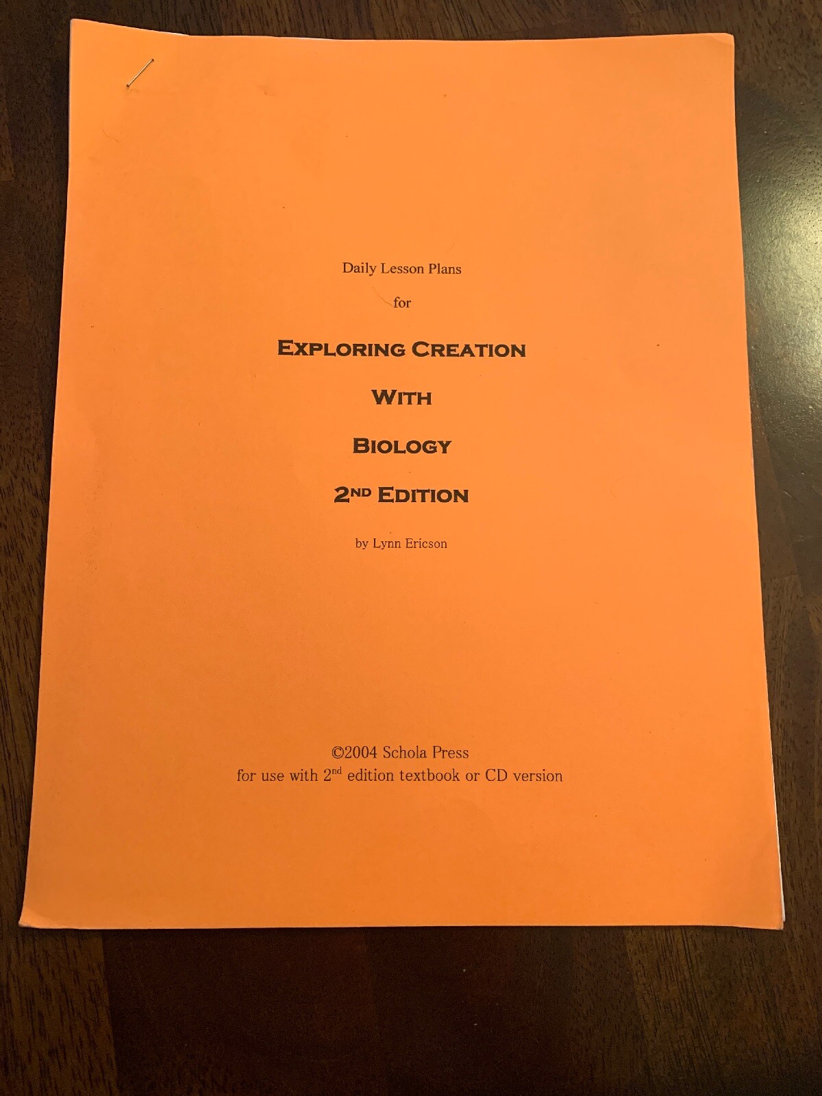 Apologia Biology 2nd edition Textbook, Solutions And Testbook, Daily ...