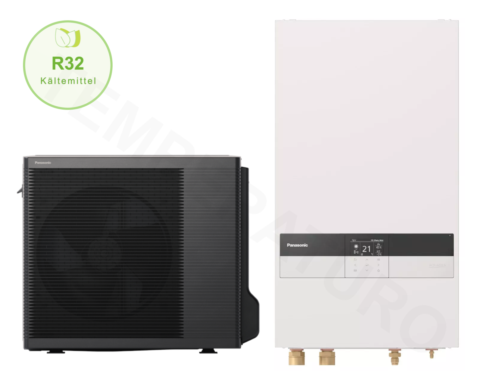 Wärmepumpe 9 kW Panasonic Aquarea LT K Split A+++ 230V R32 |Heizen ...