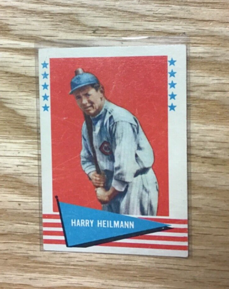 1961 Fleer Baseball Harry Heilmann Card #42 | eBay