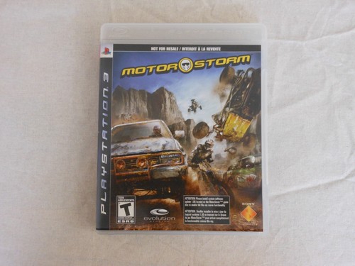 MotorStorm PlayStation 3, PS3 Complete w/Manual Not For Resale Edition ...