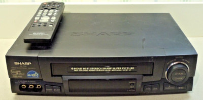 Sharp XA-720 VHS 4 Head H-Fi Stereo VCR w/Remote Control Manual on CD ...