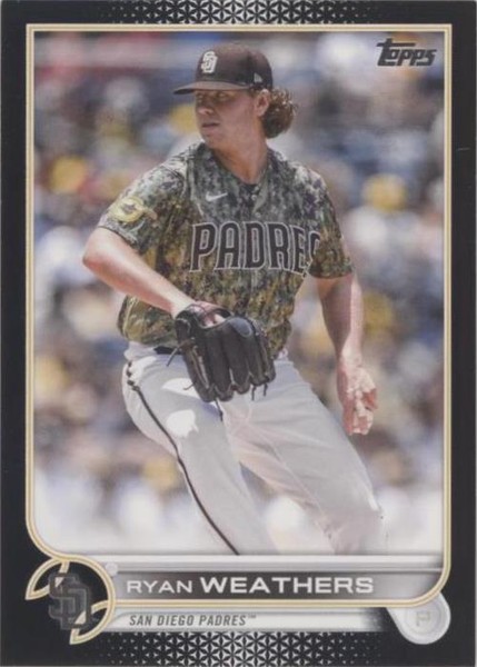 2022 Topps Series 1 - Black #70 Ryan Weathers /71 for sale online | eBay