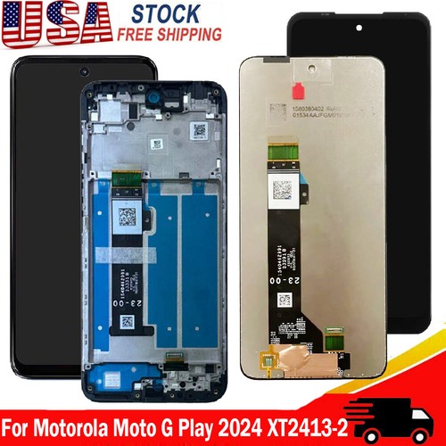 For Motorola Moto G Play 2024 XT2413 Display LCD Touch Screen Digitizer ...