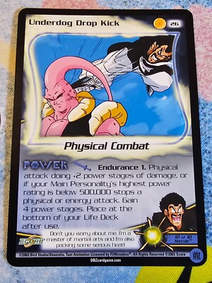 Underdog Drop Kick 2003 Score Limited Dragon Ball Z DBZ TCG #26 | eBay