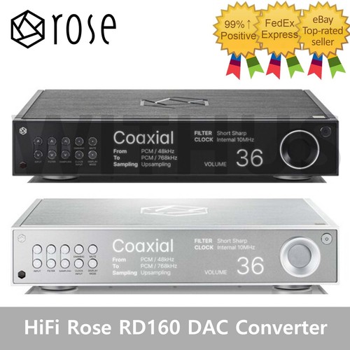 HiFi Rose RD160 DAC Converter - Black/Silver | eBay