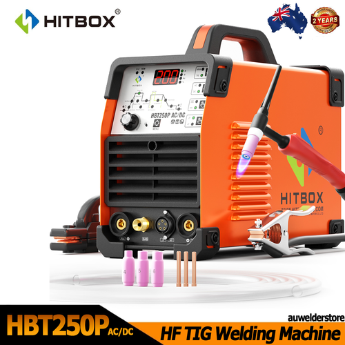 HITBOX 5 IN 1 HF TIG Welder AC DC TIG Pulse TIG MMA 220V Aluminum ...