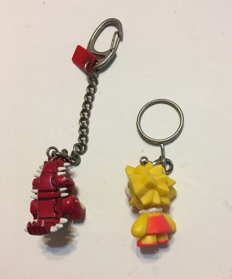Pokemon And Lisa Simpson Keychains | eBay