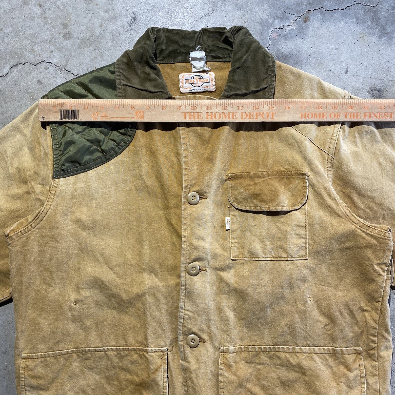 Vintage SafTbak Bird Duck Hunting Jacket Coat Canvas … - Gem