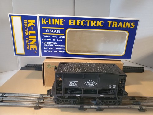 K-LINE READING Coal Hopper w/ Coal Load RDG 484329 Weighted OB | eBay