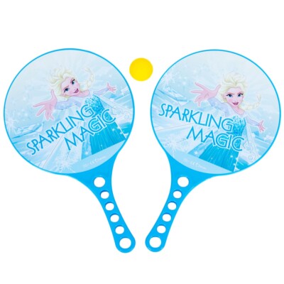 Kids Plastic Disney FROZEN Beach Tennis Racket Paddles Game Set | eBay