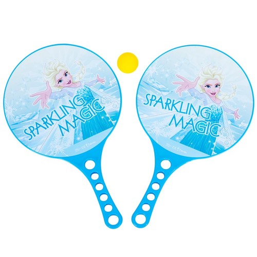 Kids Plastic Disney FROZEN Beach Tennis Racket Paddles Game Set | eBay