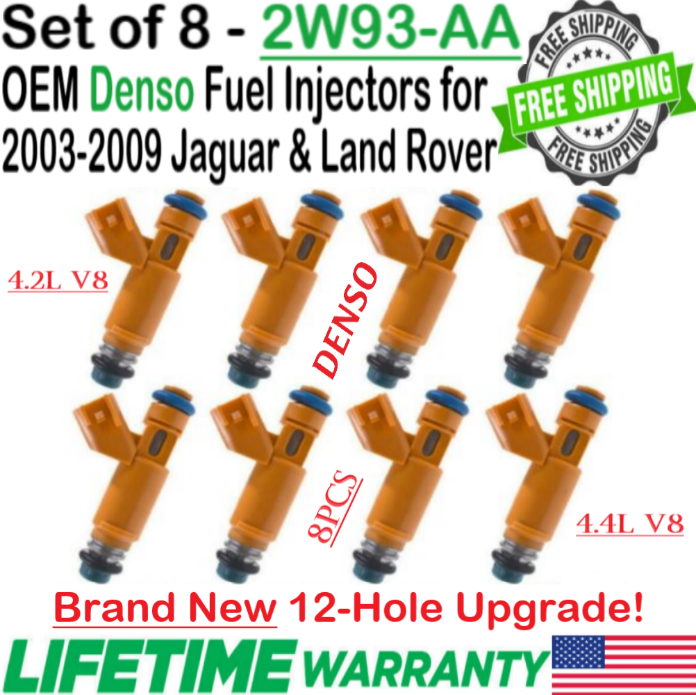 NEW OEM x8 Denso 12-Hole Upgrade Fuel Injectors for 2008-09 Ranger ...