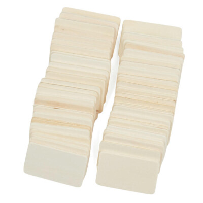Bulk Pack of 350 Unfinished Wood Rectangles Shapes - 1-3/8" x 2-1/8" | eBay