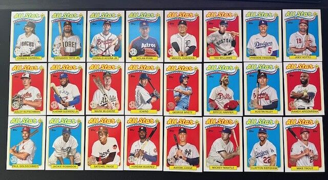 2024 Topps Series 2 - 1989 Topps Baseball All-Stars #89ASB! You Pick ...