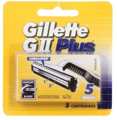 Gillette GII G11 Plus Shaving Razor Blades Lubrastrip - Pack of 5 | eBay UK