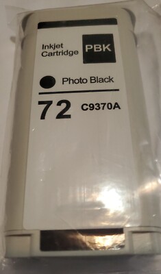 72 [C9370A] Photo Black Ink Compatible Cartridge Sealed | eBay
