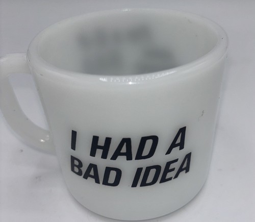 “I’m A G-P Bad Guy”Mug Anchor Hocking White Black Oven Proof Business ...