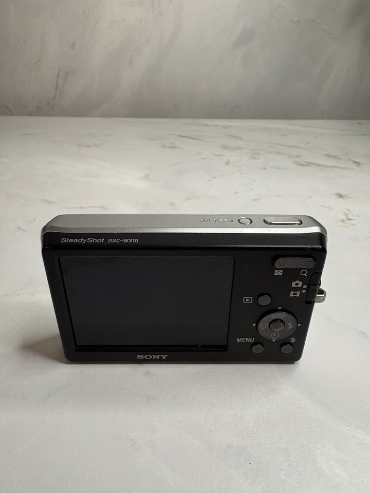 Sony Cyber-shot DSC-W310 12.1MP 4X Zoom Digital Camera Boxed SILVER VGC ...