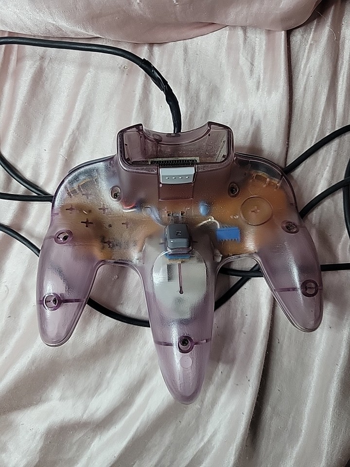 Nintendo 64 Clear Atomic Purple Controller NUS-005 Official N64 OEM ...