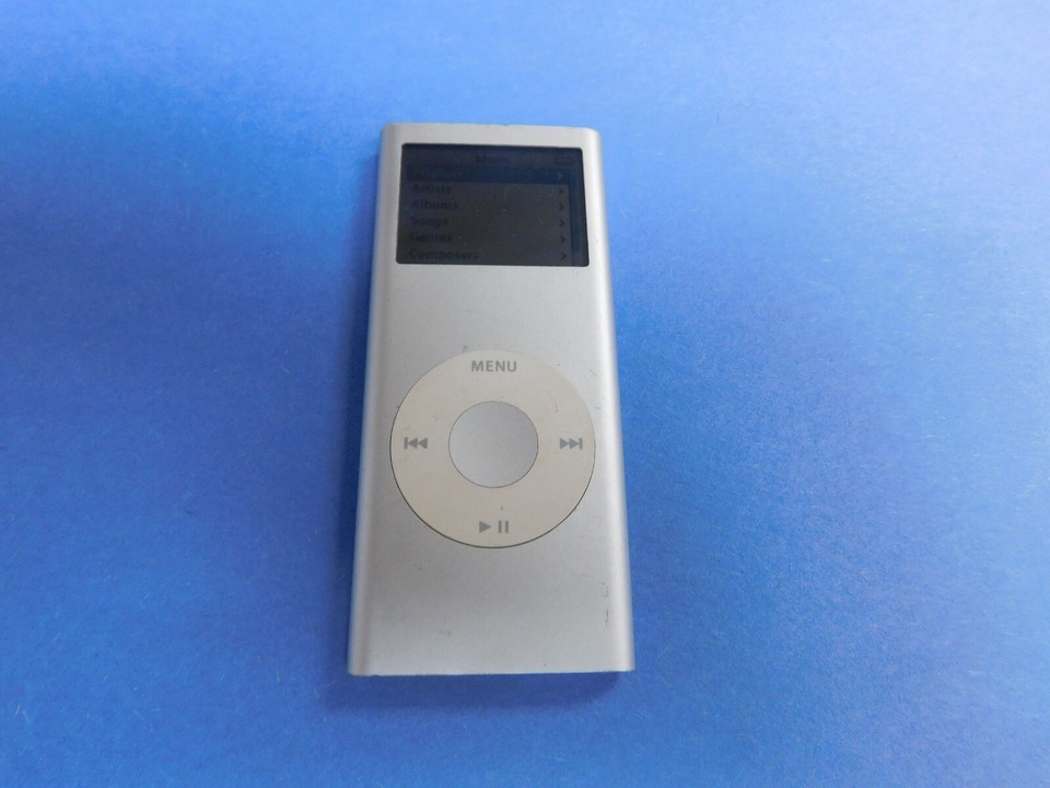 Apple iPod Nano 2nd Generation A1199 Silver 2GB FREE BUNDLE & SHIP | eBay